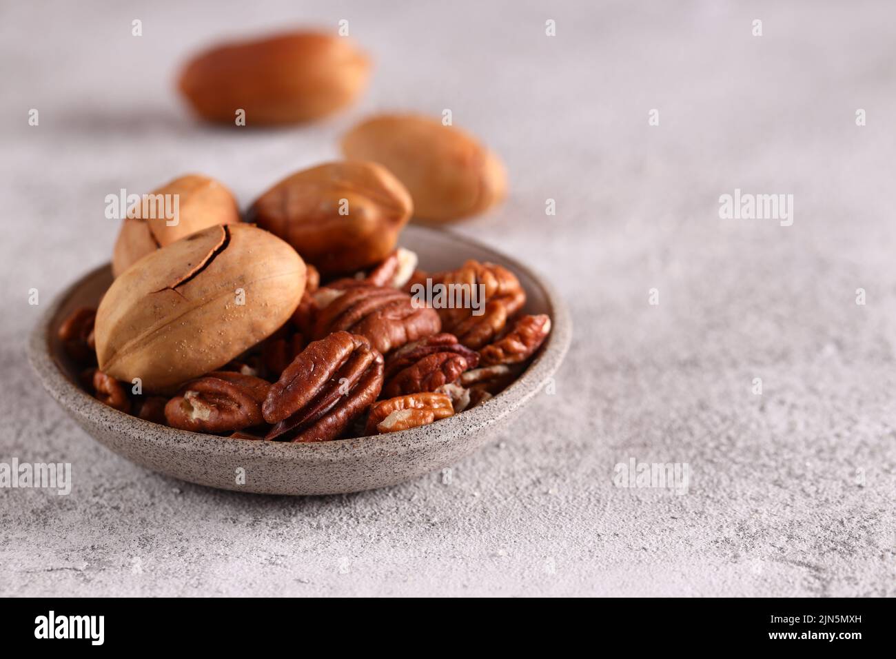 natural mix nuts, peeled and whole Stock Photo - Alamy