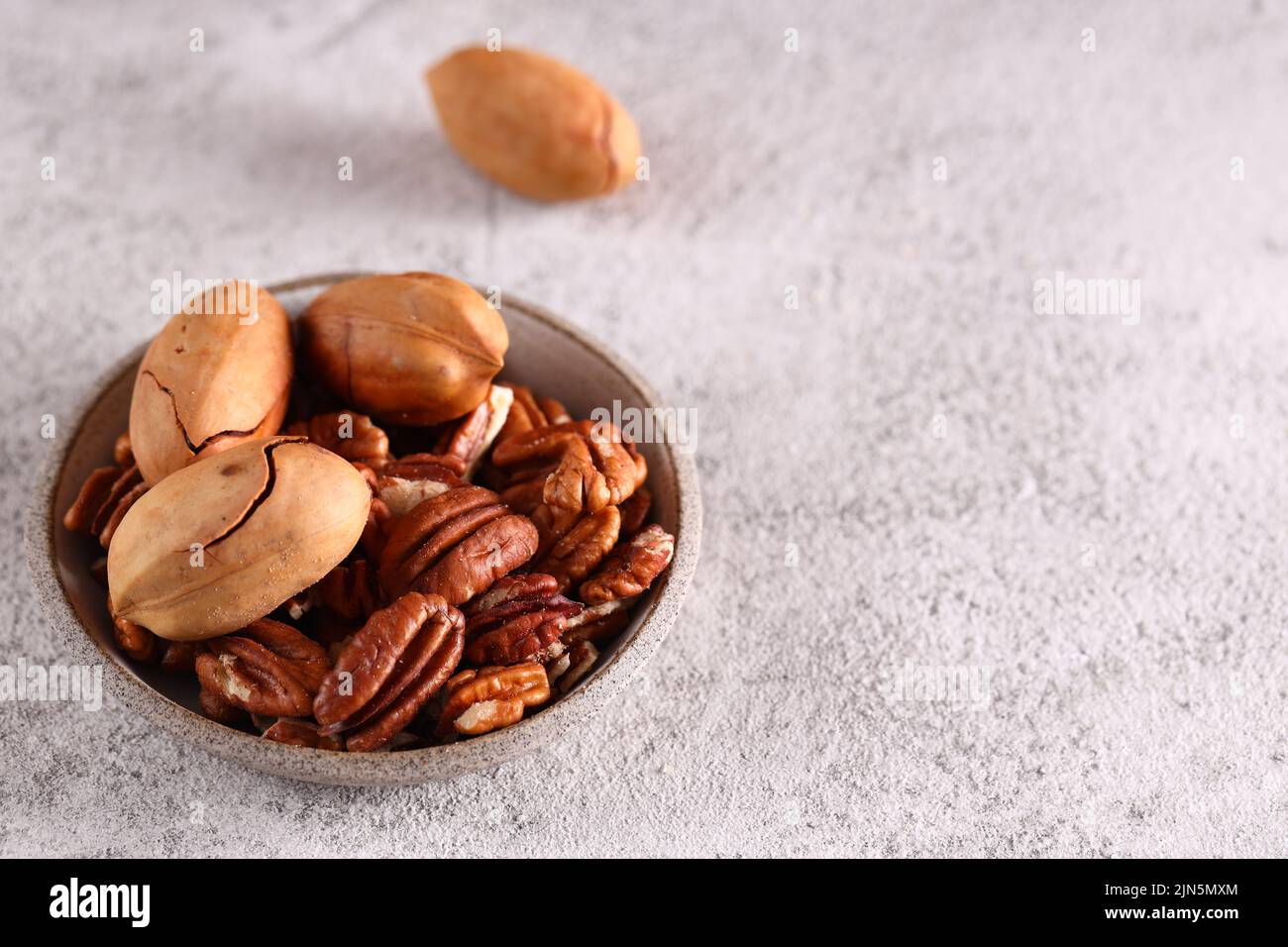 natural mix nuts, peeled and whole Stock Photo - Alamy