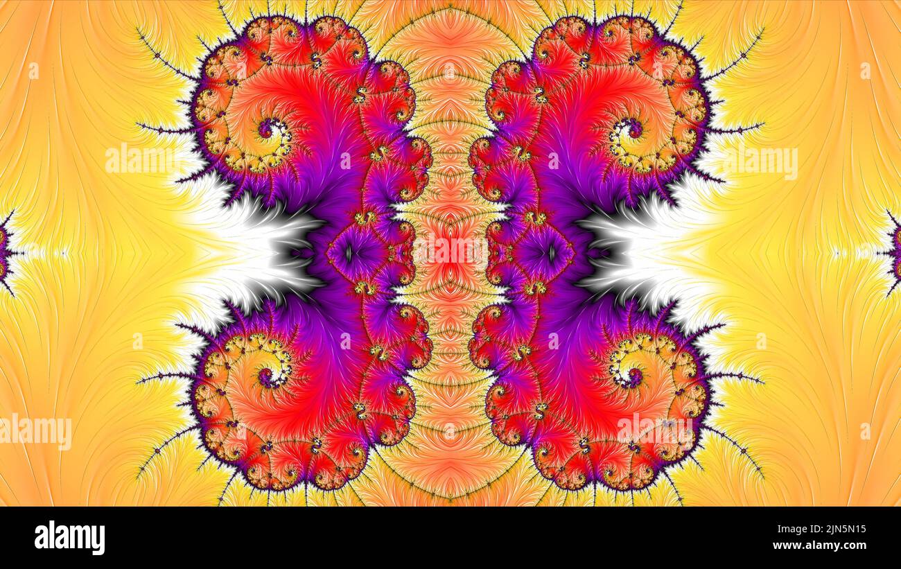 Abstract Computer generated Fractal design. A fractal is a never-ending ...