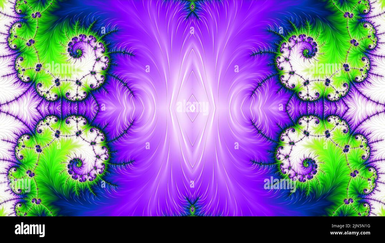 Abstract Computer generated Fractal design. A fractal is a never-ending ...