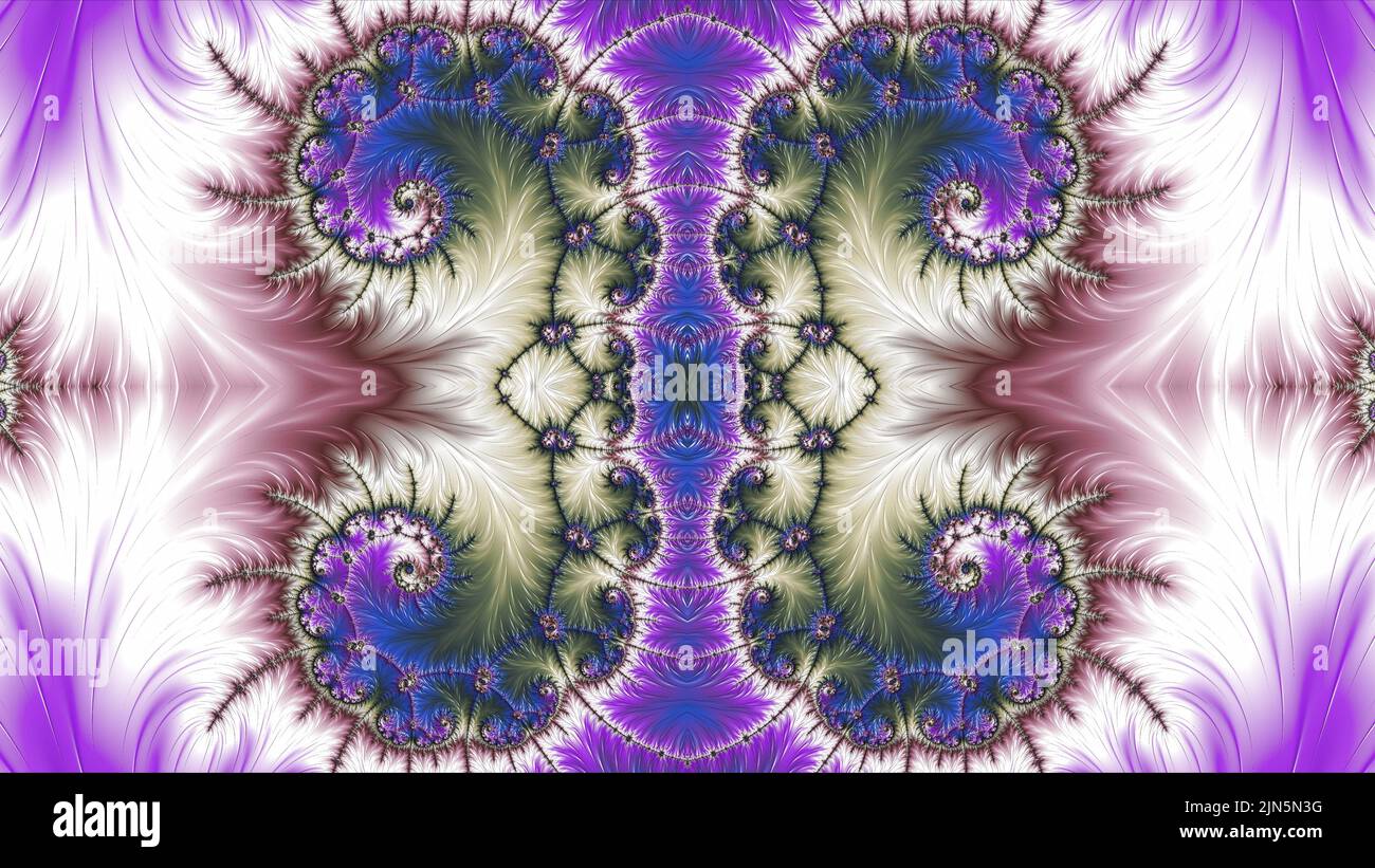 Abstract Computer generated Fractal design. A fractal is a never-ending ...