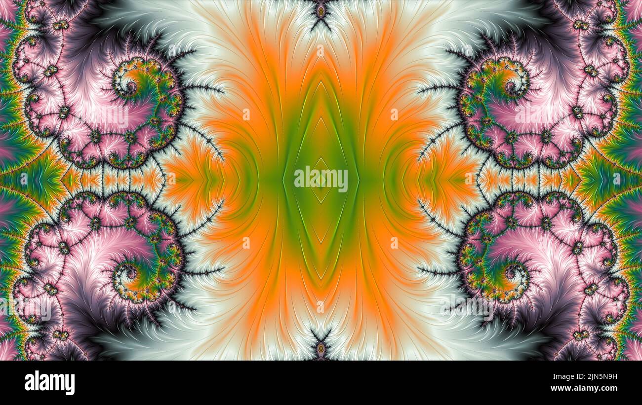 Abstract Computer generated Fractal design. A fractal is a never-ending ...