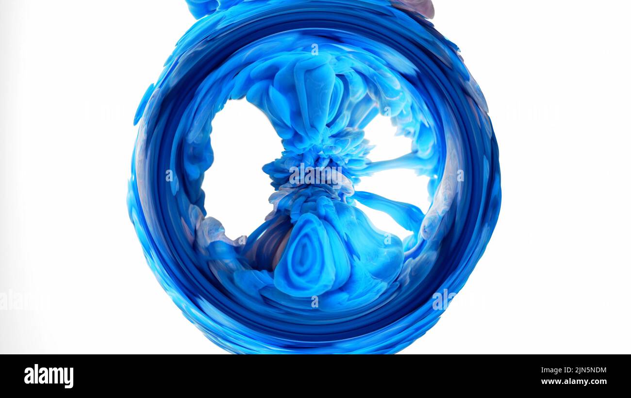 Blue paint splash explosion hi-res stock photography and images - Alamy