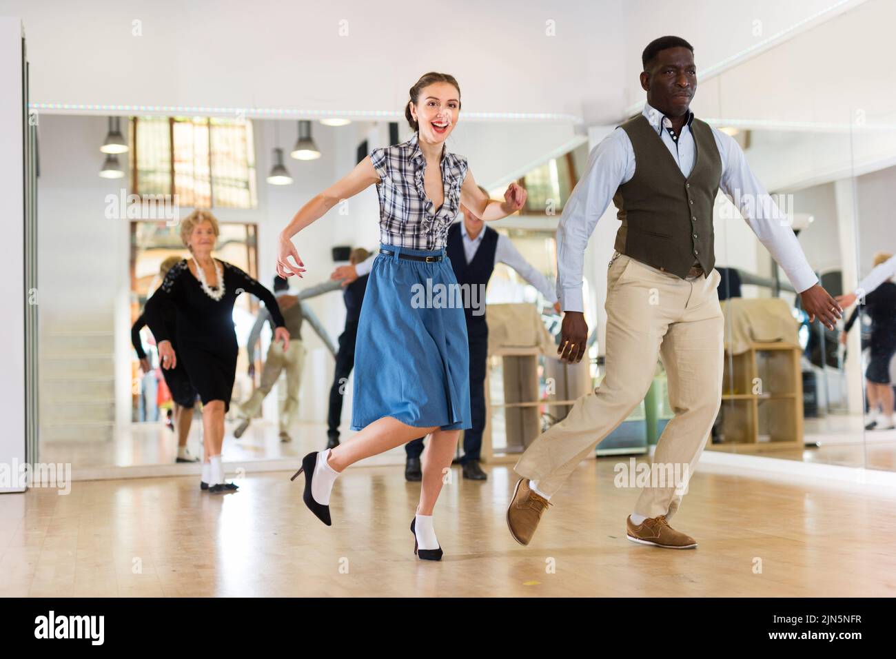 Dance swing leg hi-res stock photography and images - Alamy