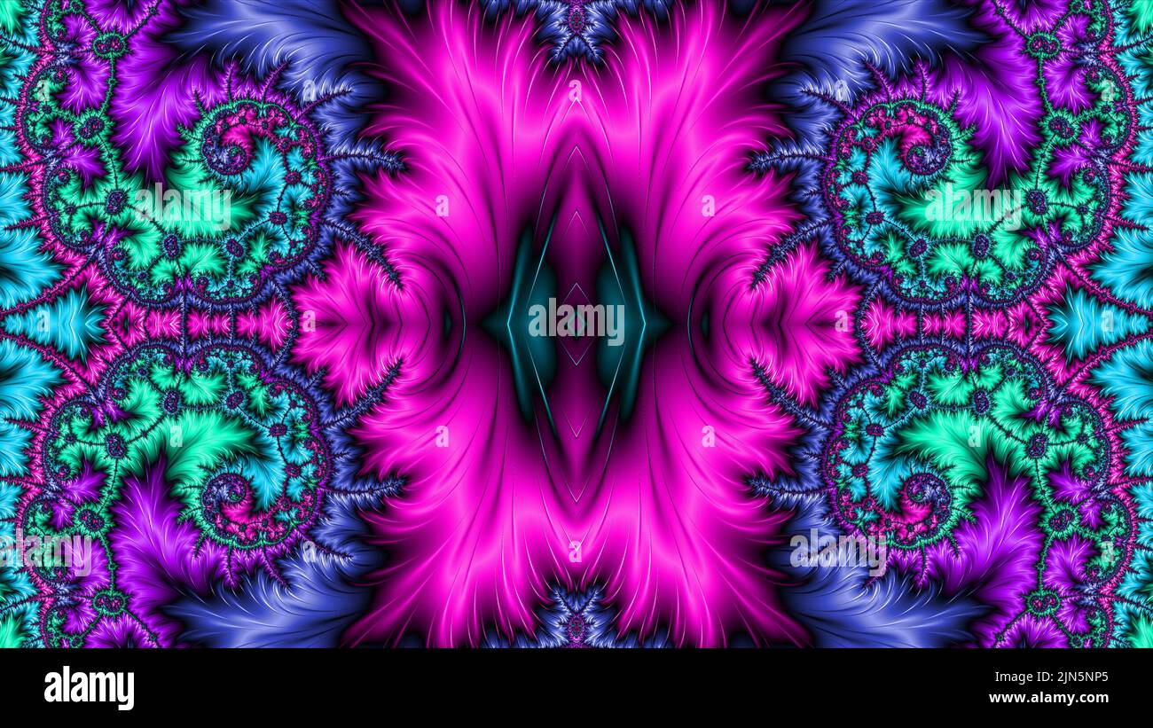 Abstract Computer generated Fractal design. A fractal is a never-ending ...