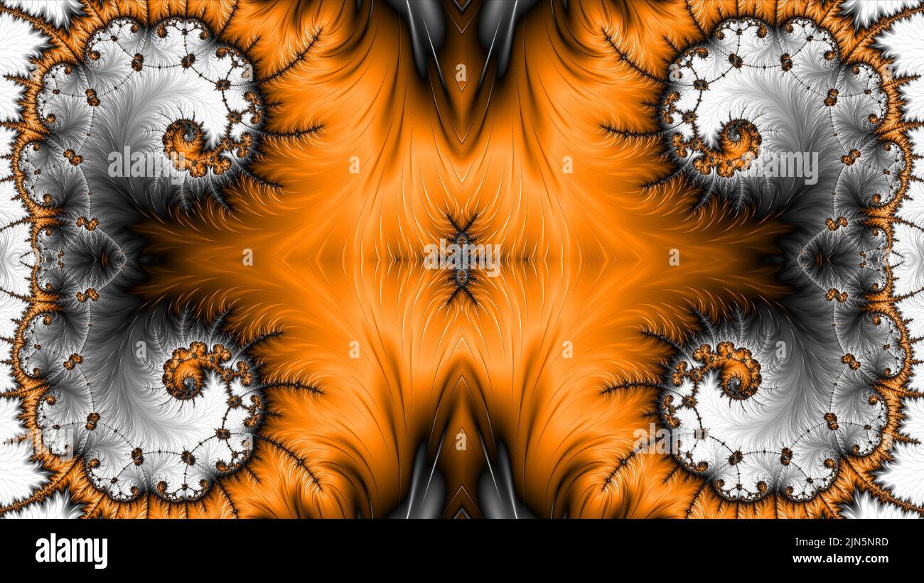 Abstract Computer generated Fractal design. A fractal is a never-ending ...