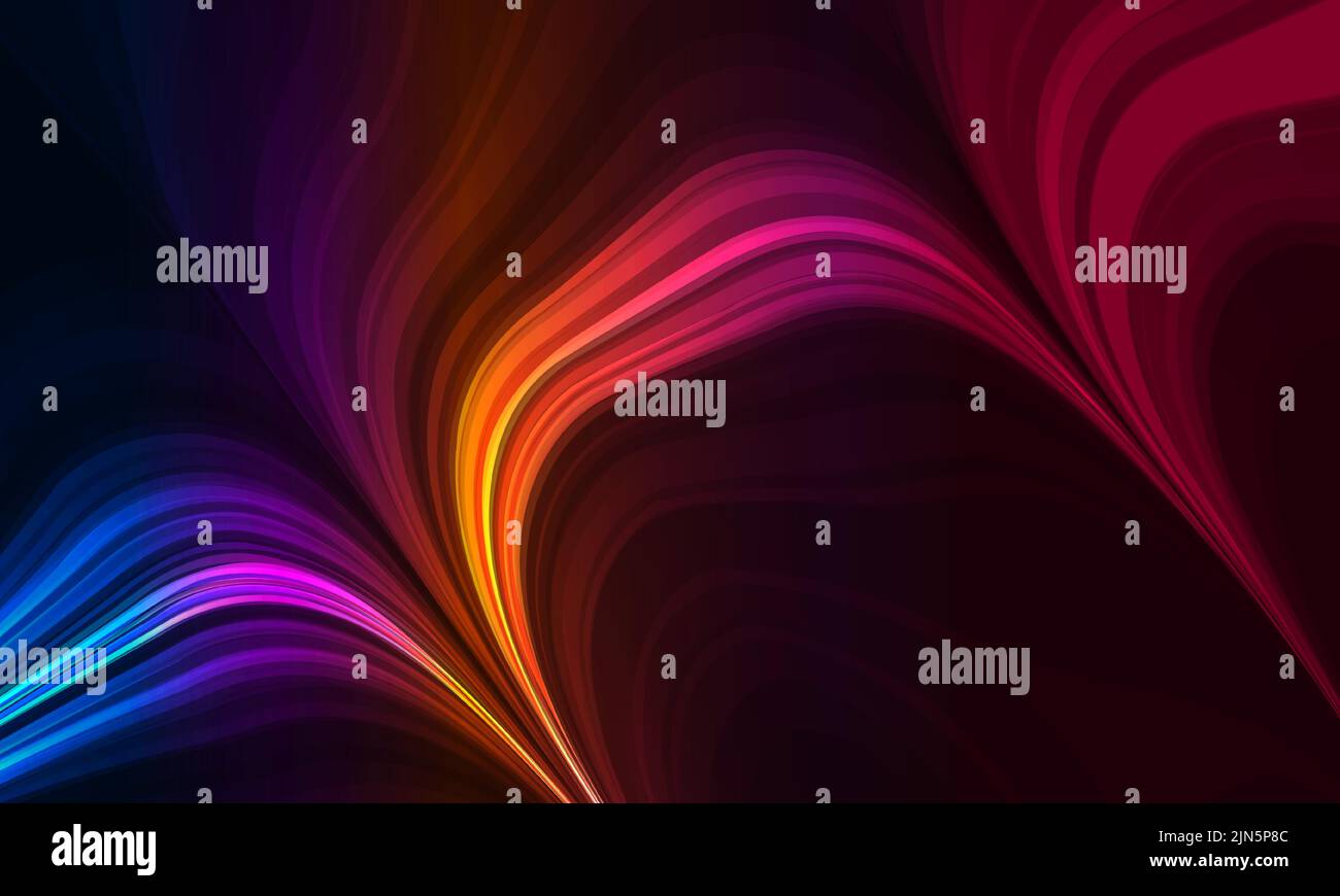 Vector abstract colorful flow background with liquid wave shapes ...