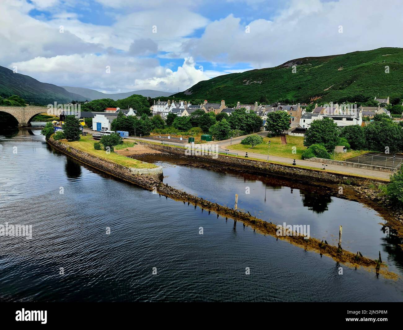 Timespan Museum along the River Helmsdale at the fishing village ...