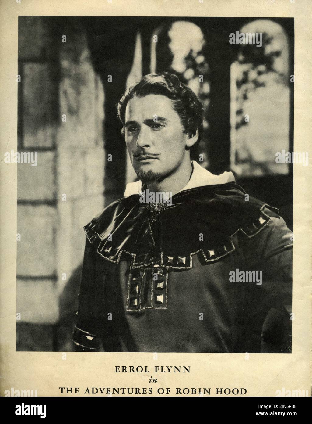 ERROL FLYNN Portrait with rejected costume and hair style for THE ...