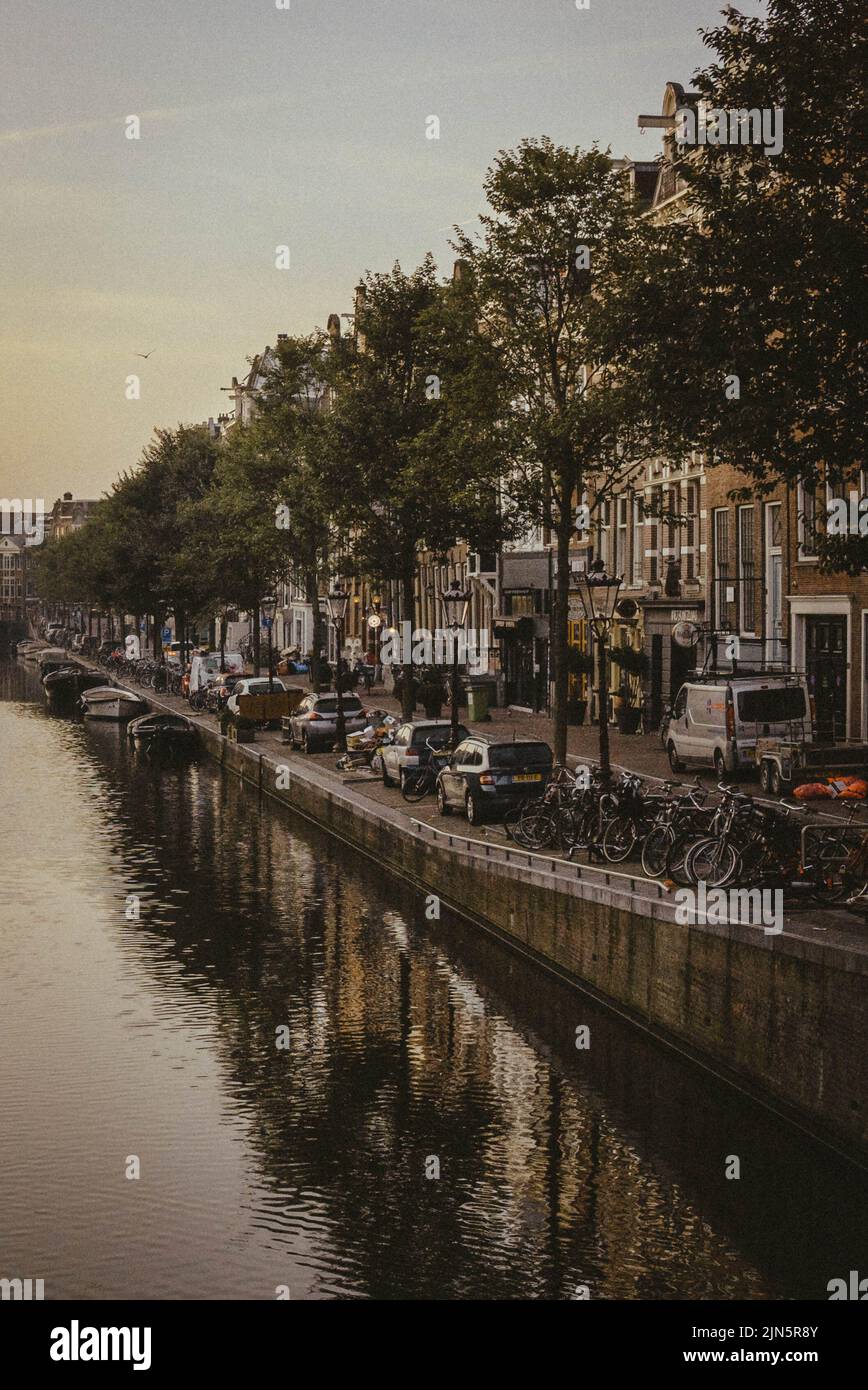 Amsterdam canal patterns hi-res stock photography and images - Alamy