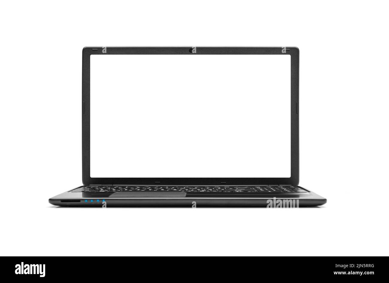 Laptop isolated on white background Stock Photo - Alamy