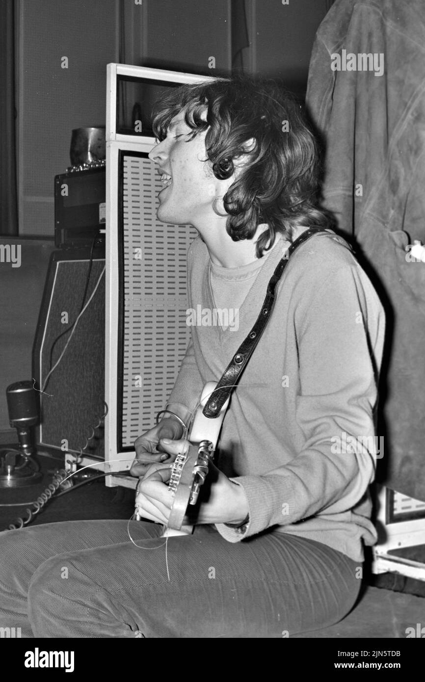 TRAFFIC UK rock group in February 1968 with Stevie Winwood Stock Photo ...