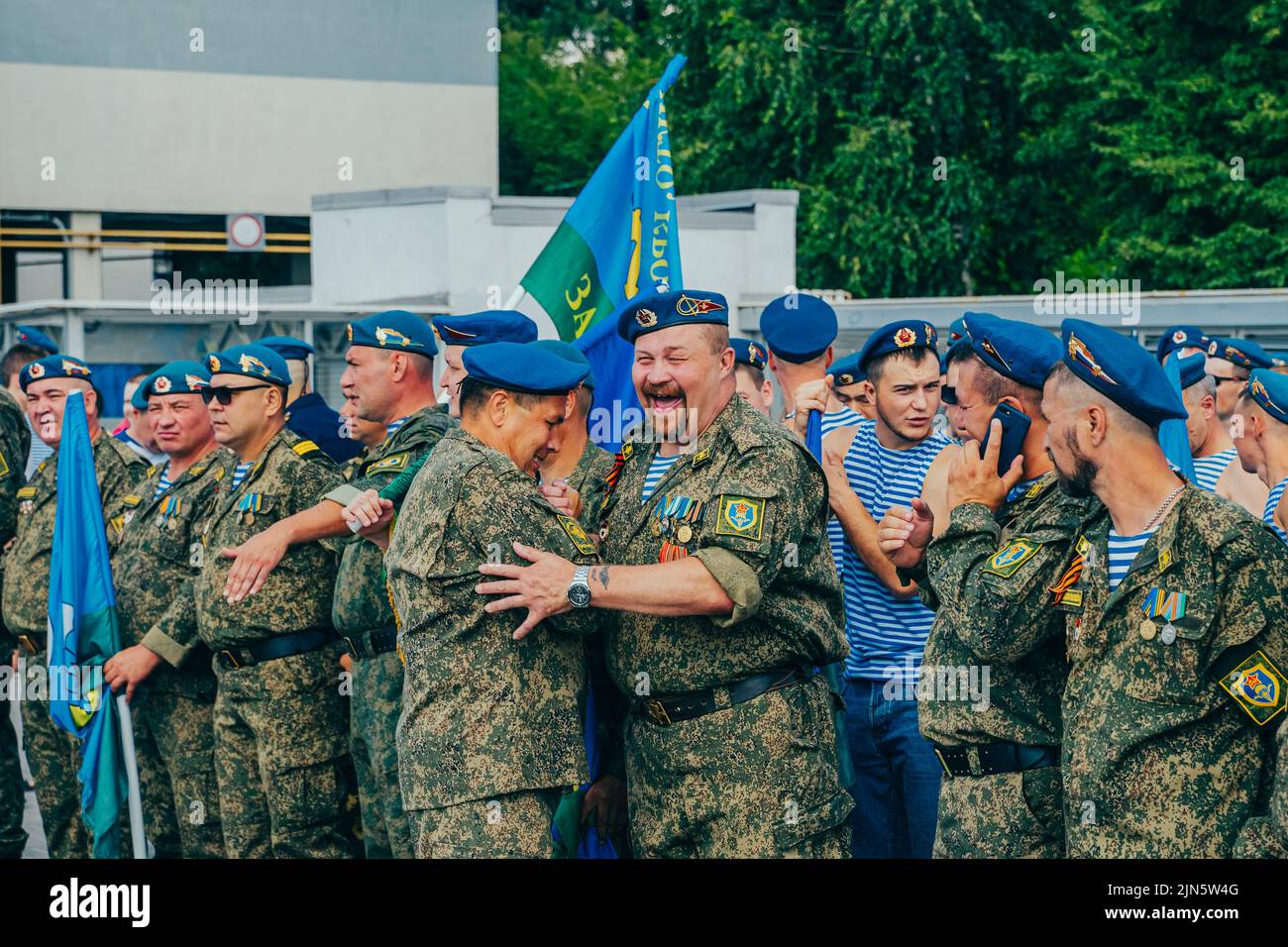 Kazan, Russia. 2022, August 02. Day of the Russian Airborne Forces (VDV ...
