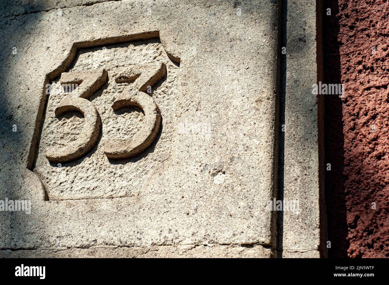 Carved numbers hi-res stock photography and images - Alamy