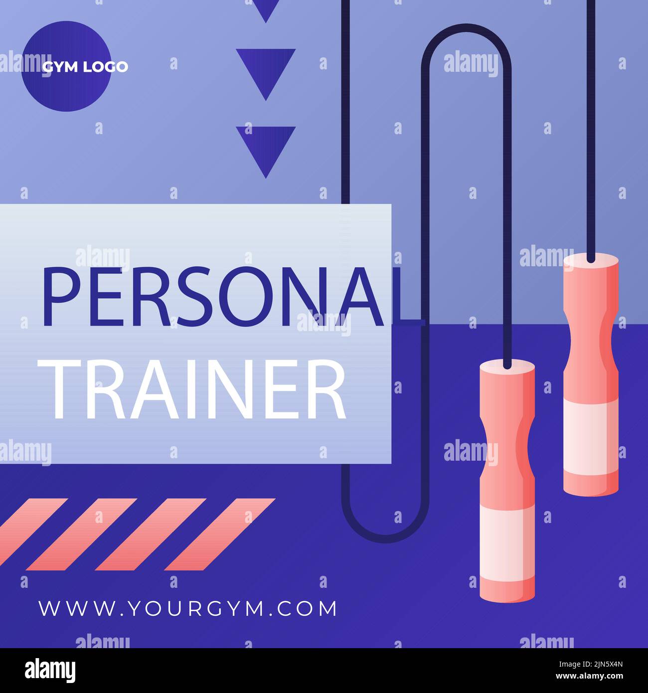 Gradient gym training and exercise posts set Vector illustration Stock ...