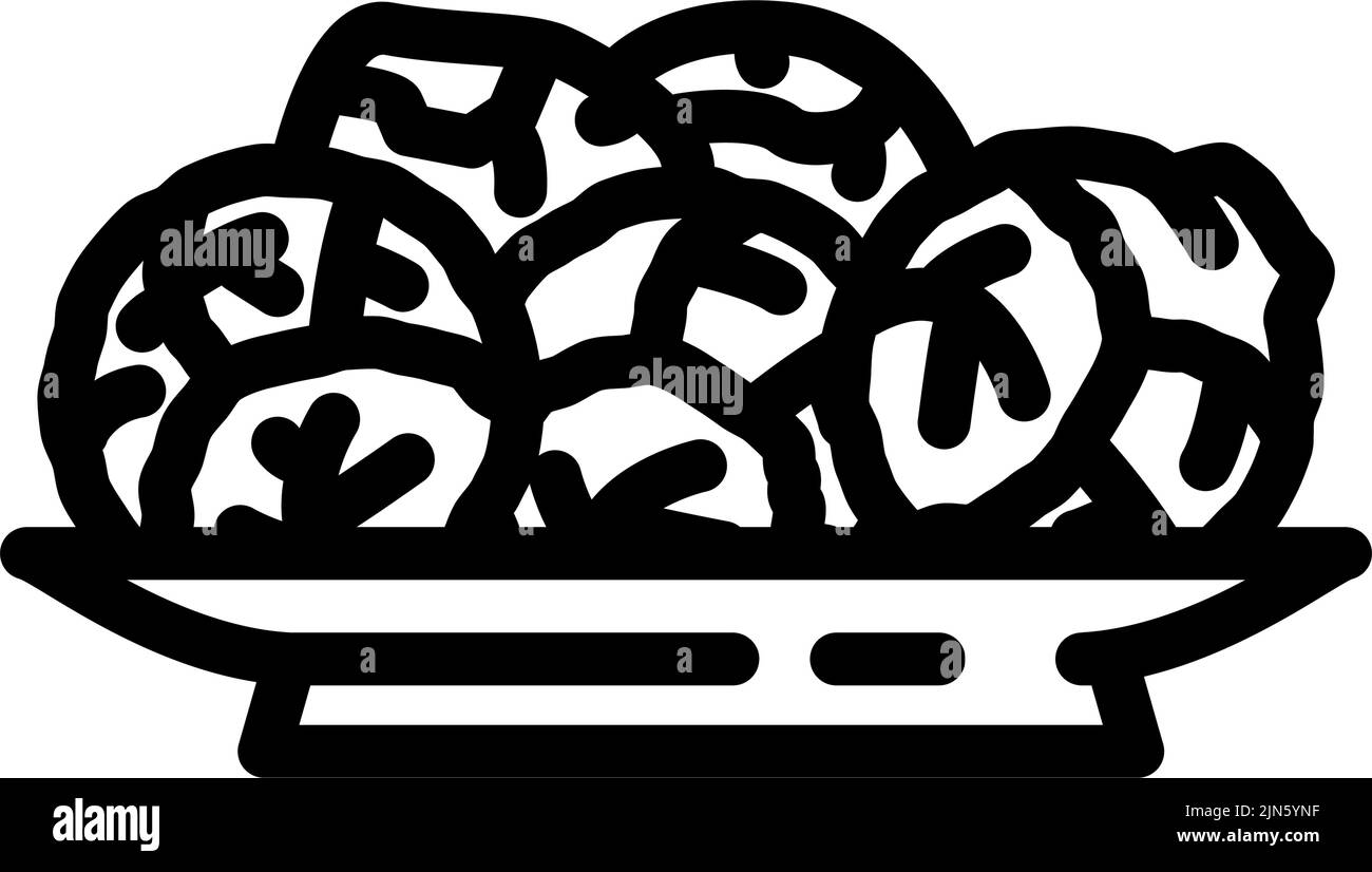 brussels sprouts line icon vector illustration Stock Vector Image & Art ...