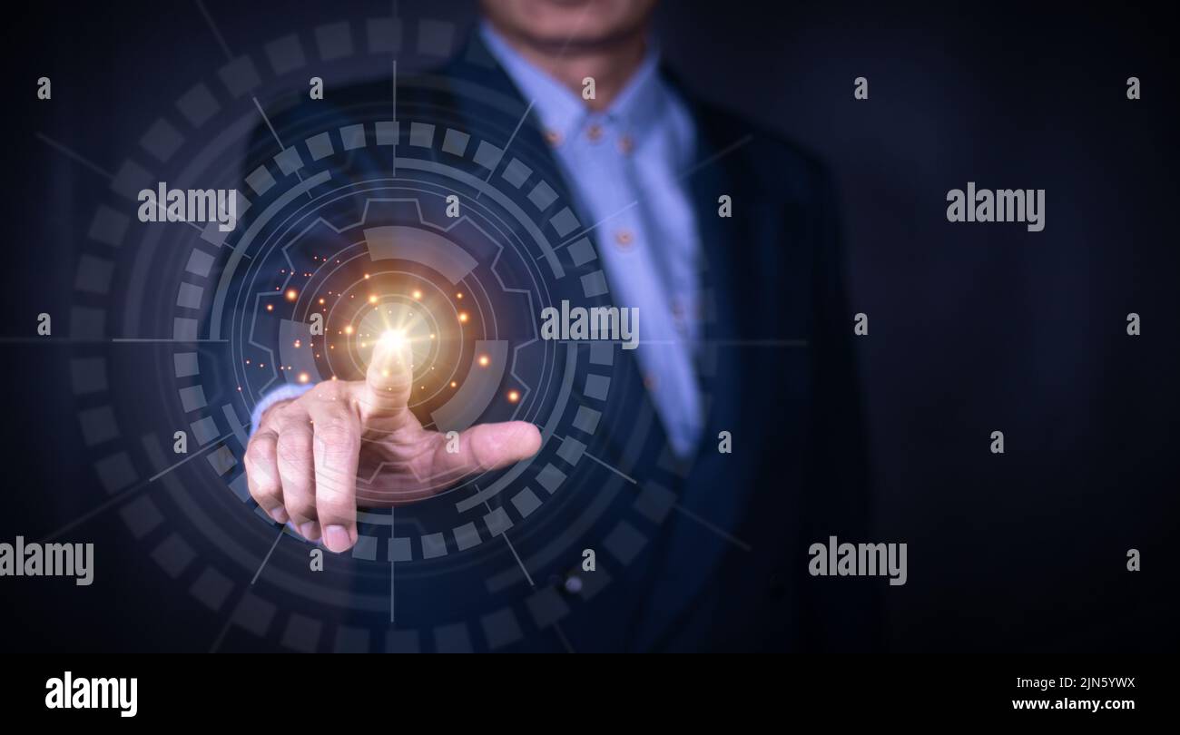 futuristic digital processing of biometric identification fingerprint ...