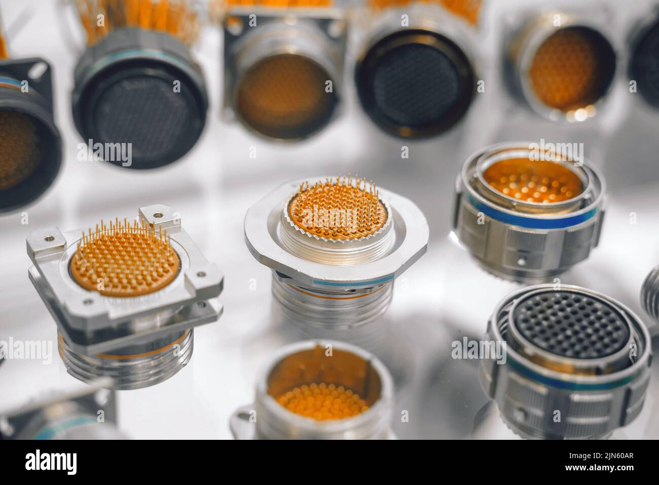 Cylindrical low-frequency connectors. Attenuator and connector adapter ...