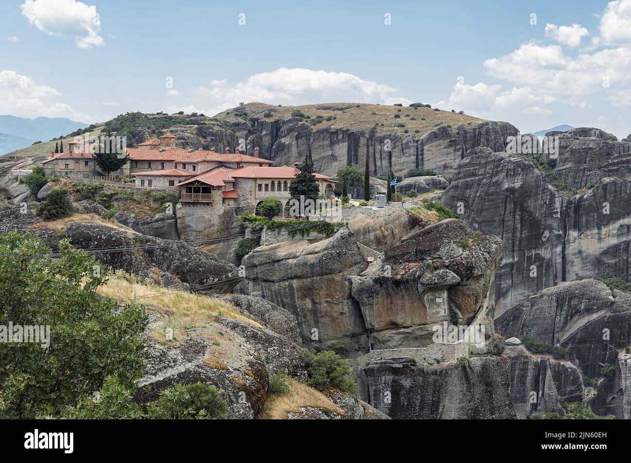 Holy Trinity Monastery (Agia Triada) in Meteora, Greece Stock Photo - Alamy