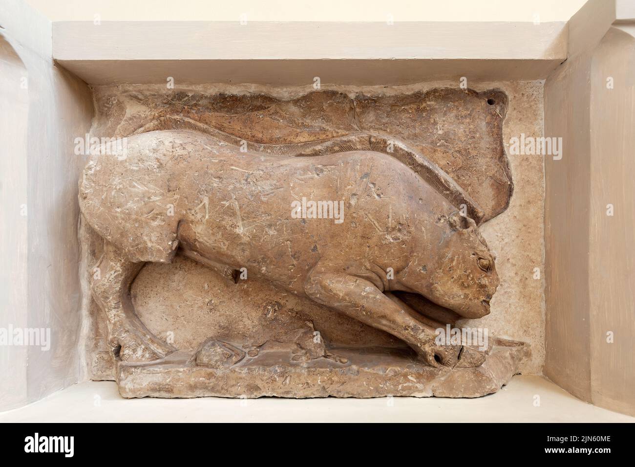 Scene from myth of Calydonian Boar, Archaeological Museum of Delphi ...