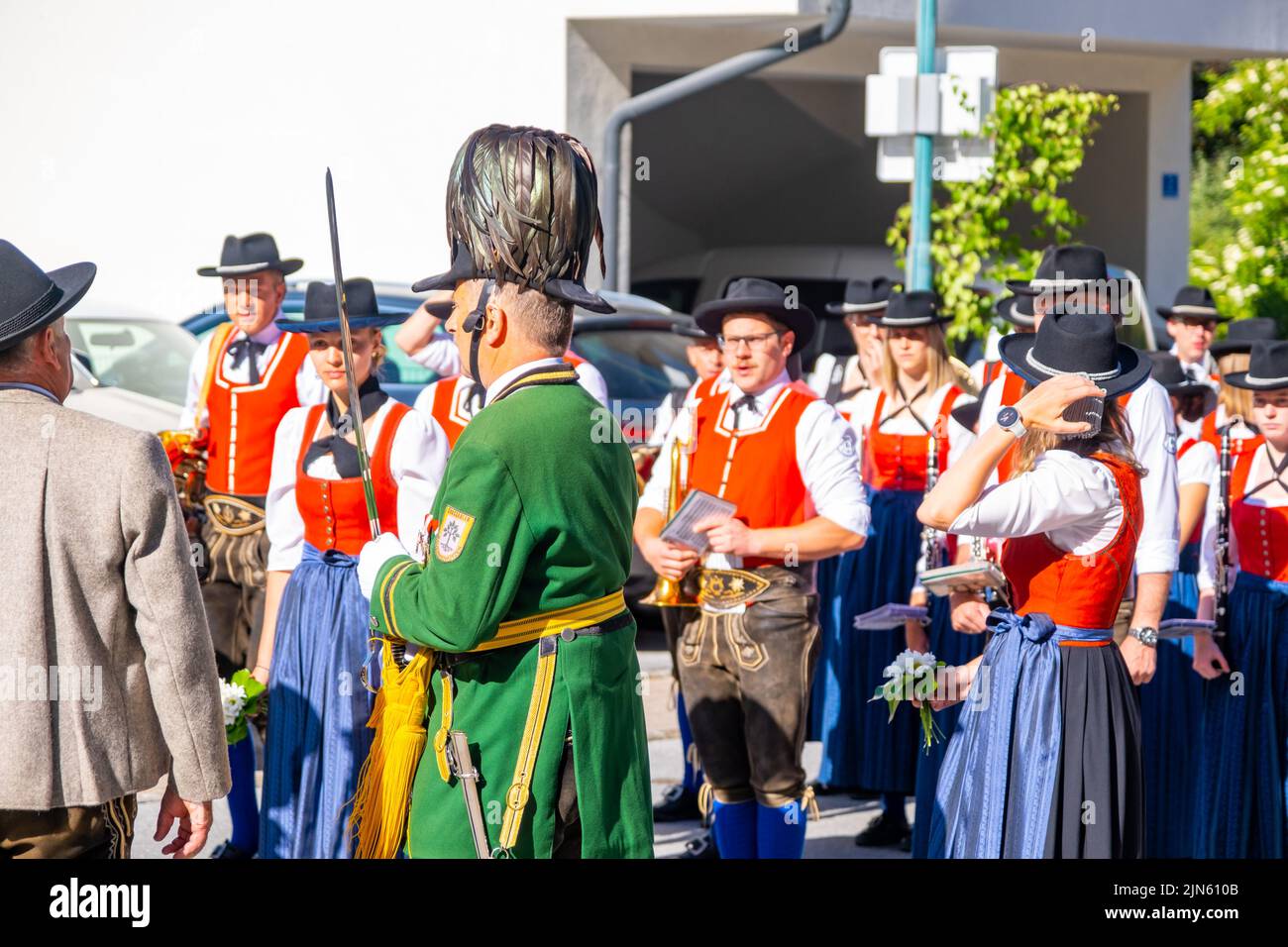Grossarl, Austria - June 19, 2022: The traditional Carnival Procession ...