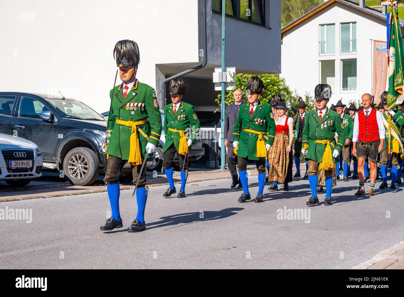 Grossarl, Austria - June 19, 2022: The traditional Carnival Procession ...