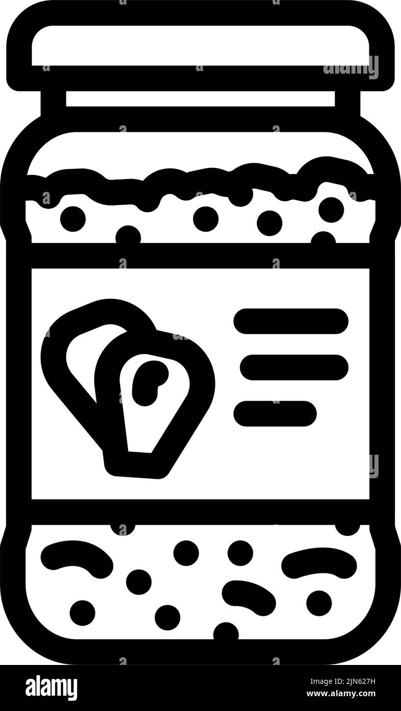 canned corn line icon vector illustration Stock Vector Image & Art - Alamy