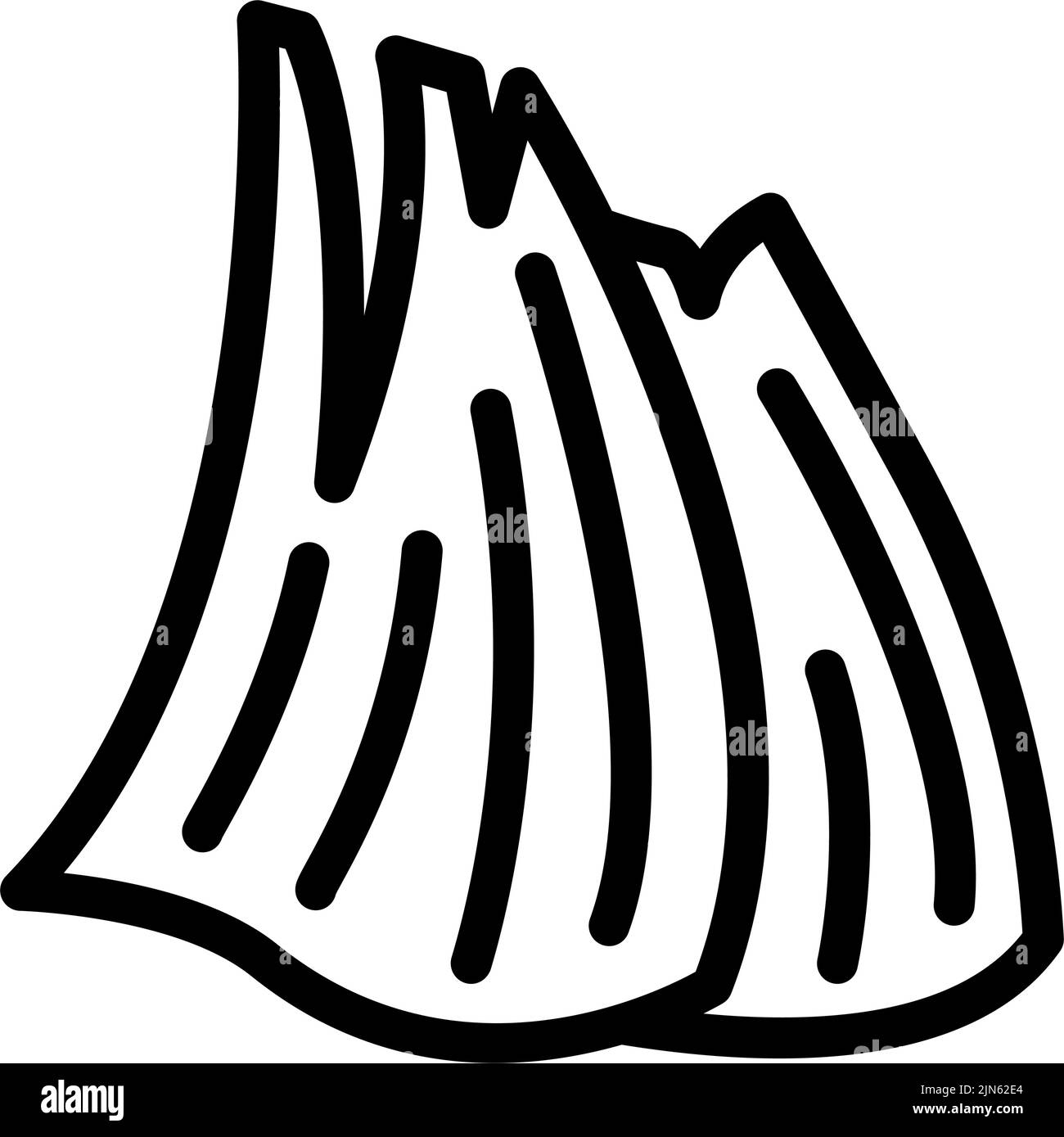 corn husks line icon vector illustration Stock Vector Image & Art - Alamy