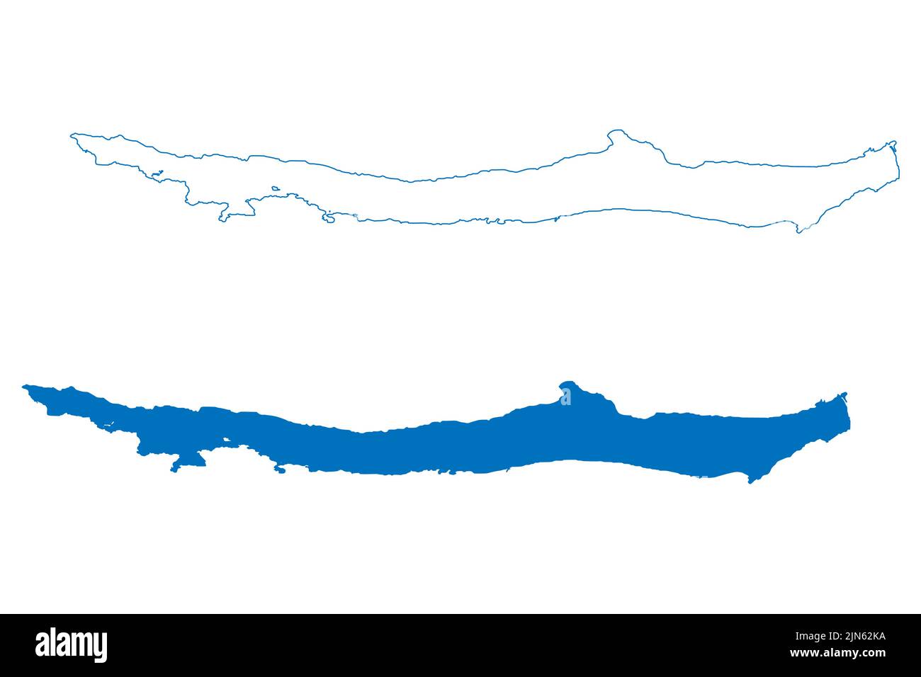 Lake Fagnano (South America, Argentine Republic, Argentina, Chile ...