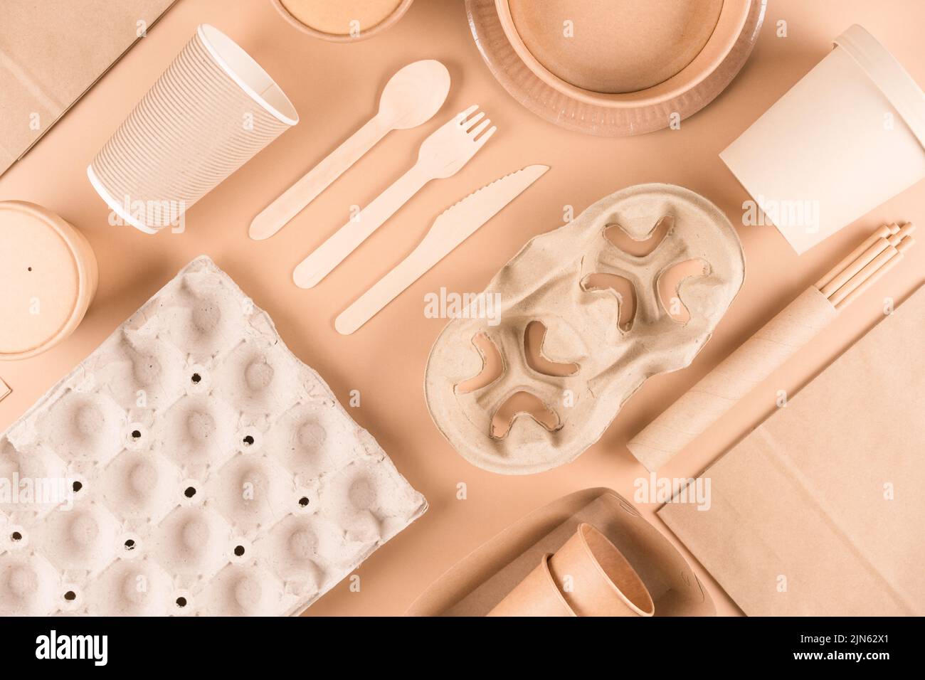 Sustainable paper packaging for food industry - paper utensils, cups ...