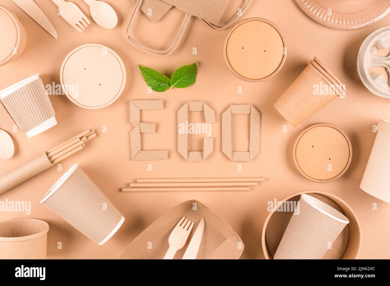 Sustainable paper packaging for food industry - paper utensils, cups ...