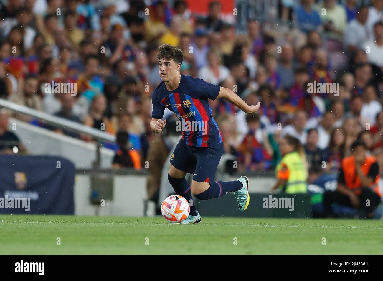 Barcelona, Spain. 7th Aug, 2022. Gavi (Barcelona) Football/Soccer ...