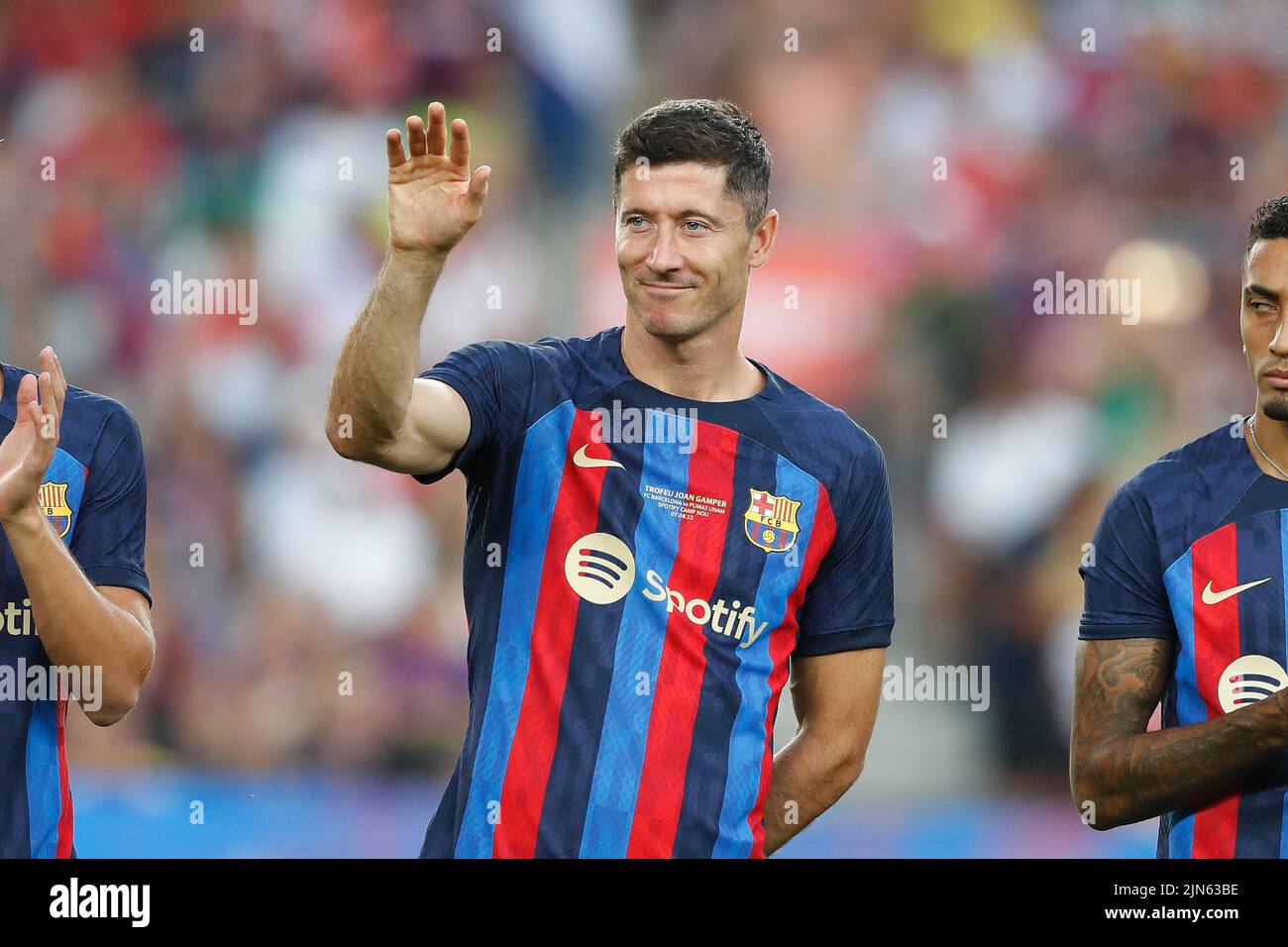 Barcelona, Spain. 7th Aug, 2022. Robert Lewandowski (Barcelona ...
