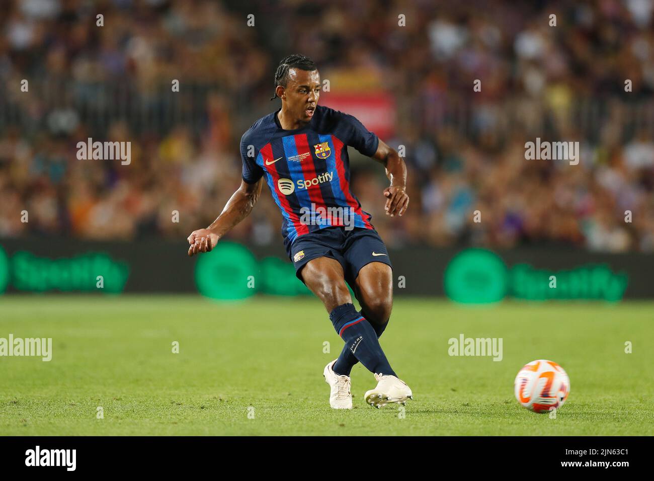 Barcelona, Spain. 7th Aug, 2022. Jules Kounde (Barcelona) Football ...