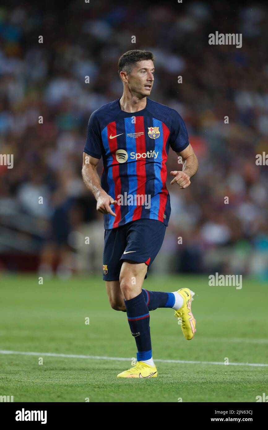Barcelona, Spain. 7th Aug, 2022. Robert Lewandowski (Barcelona ...