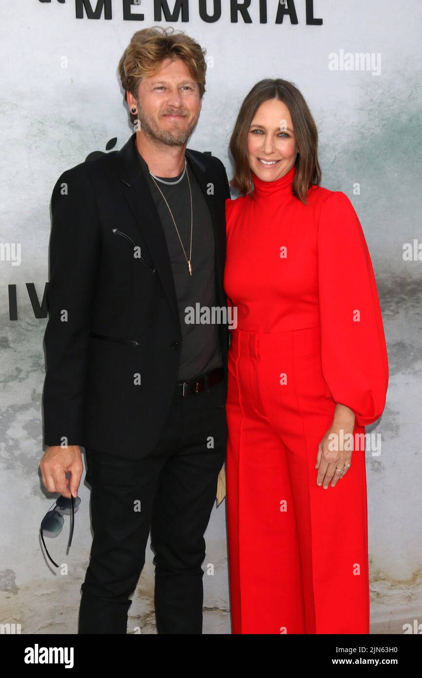 Renn Hawkey, Vera Farmiga at the Five Days at Memorial TV series ...
