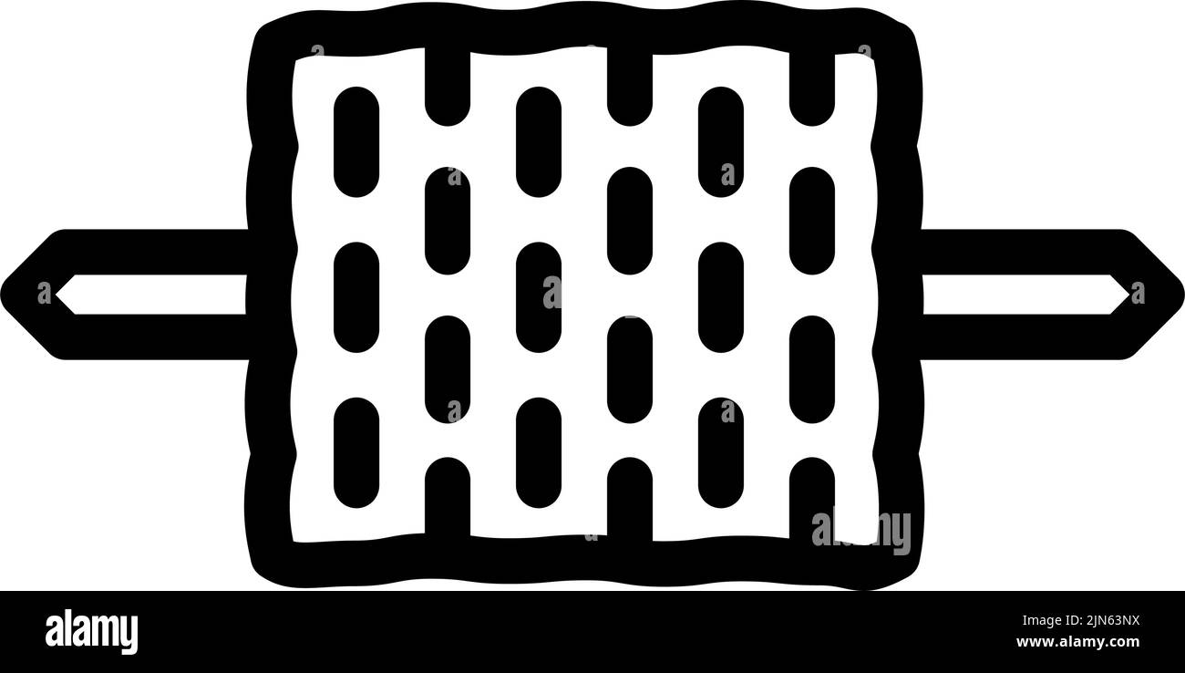 corn stick line icon vector illustration Stock Vector Image & Art - Alamy