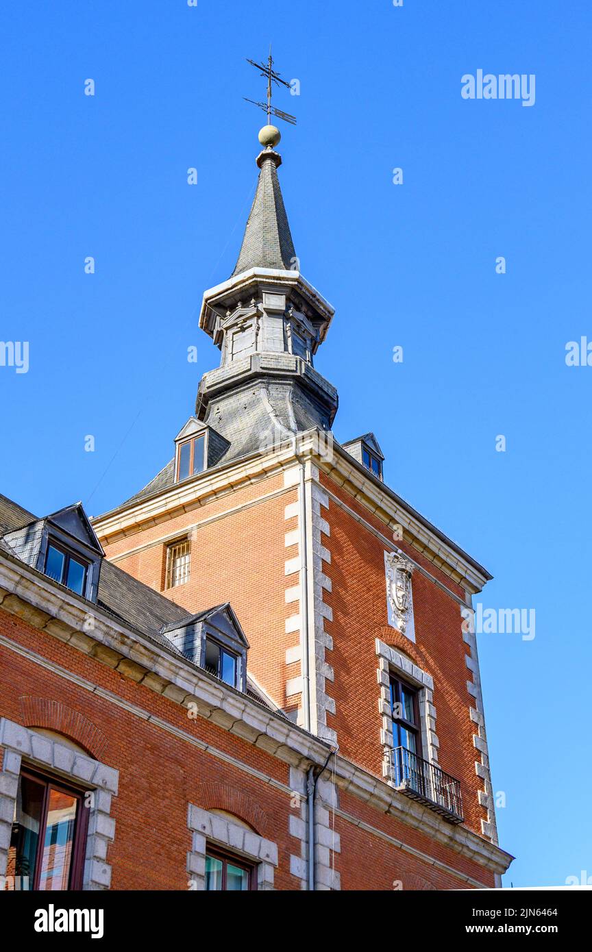 Colonial style tower in the building of the Ministry of Foreign Affairs ...
