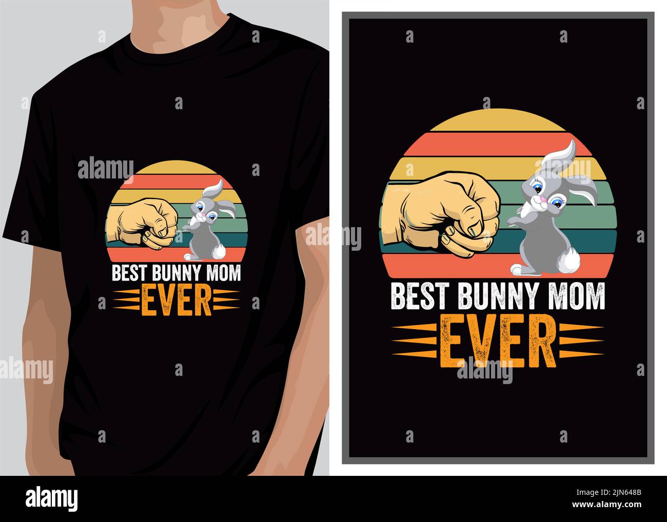 Rabbit tshirt Stock Vector Images - Alamy