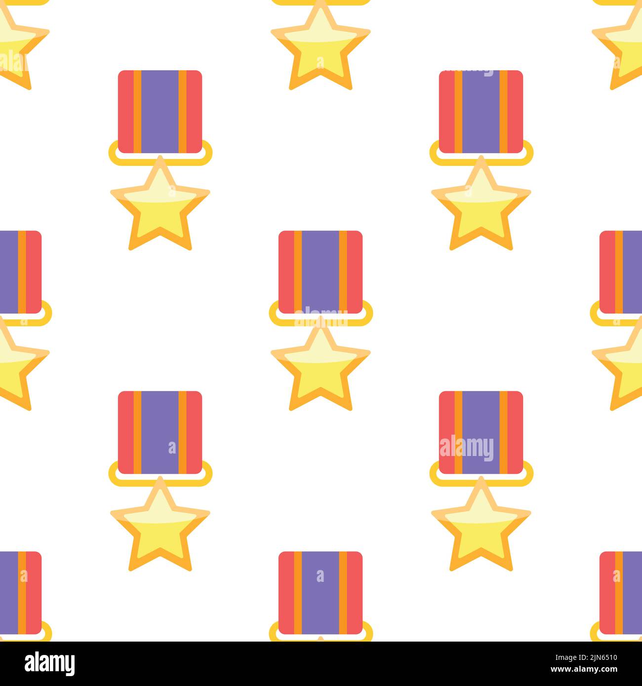 Medal star seamless pattern hi-res stock photography and images - Alamy