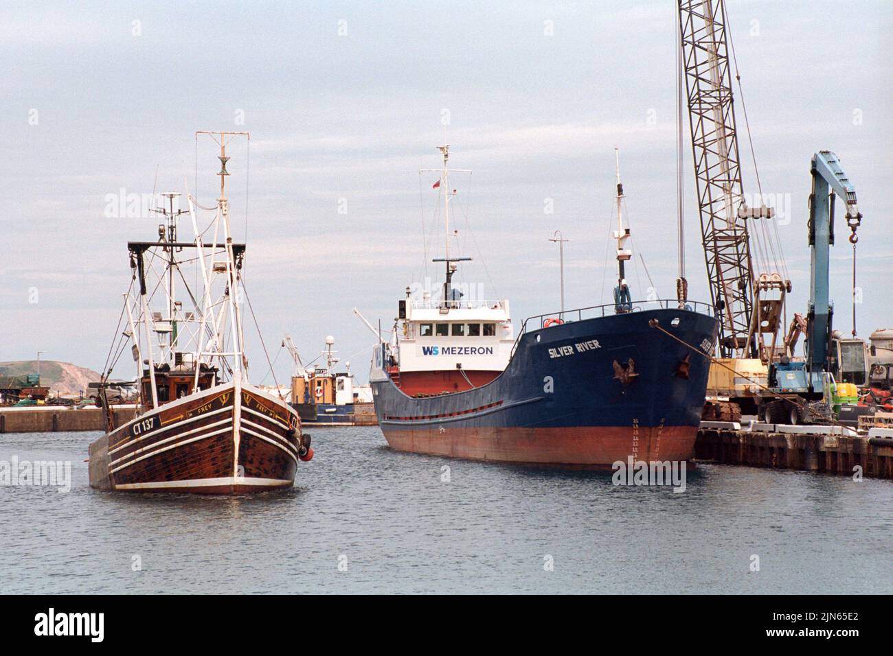 Ramsey, Isle of Man - 16 June 2022: The port of Ramsey, a fishing boat ...