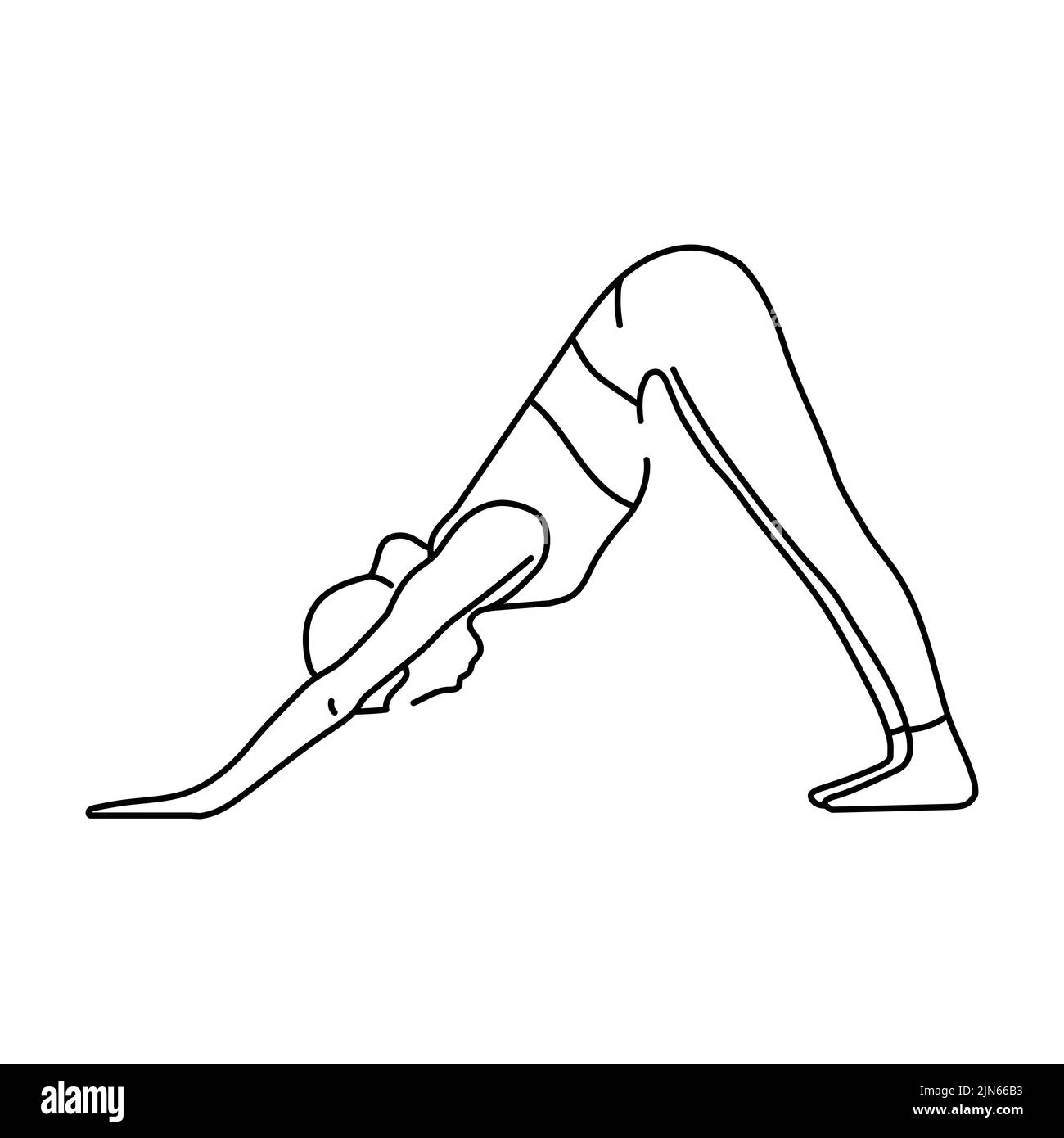 Downward Dog Clip Art