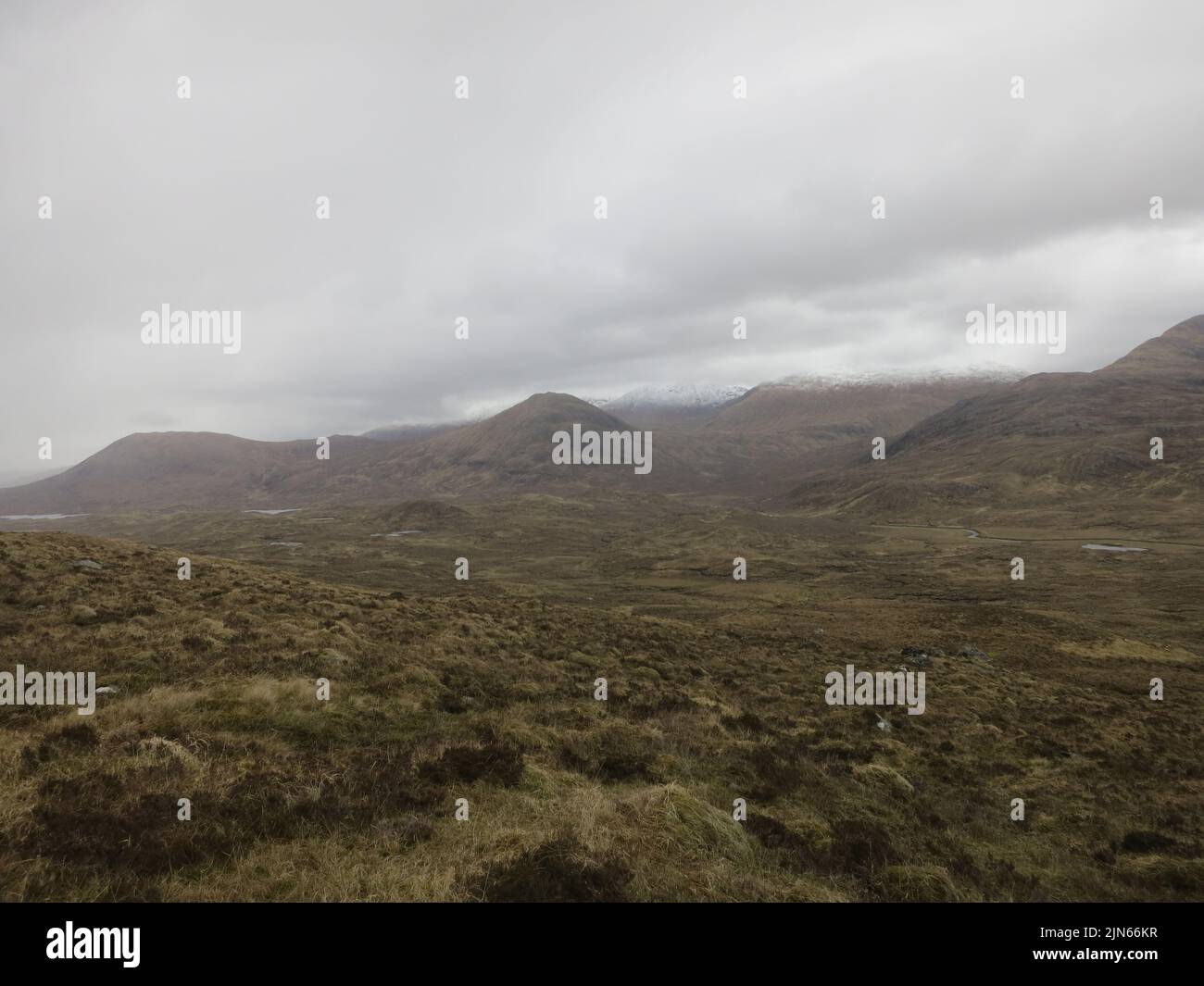 The Cape Wrath trail. Scottish Highlands. West coast of Scotland. UK ...