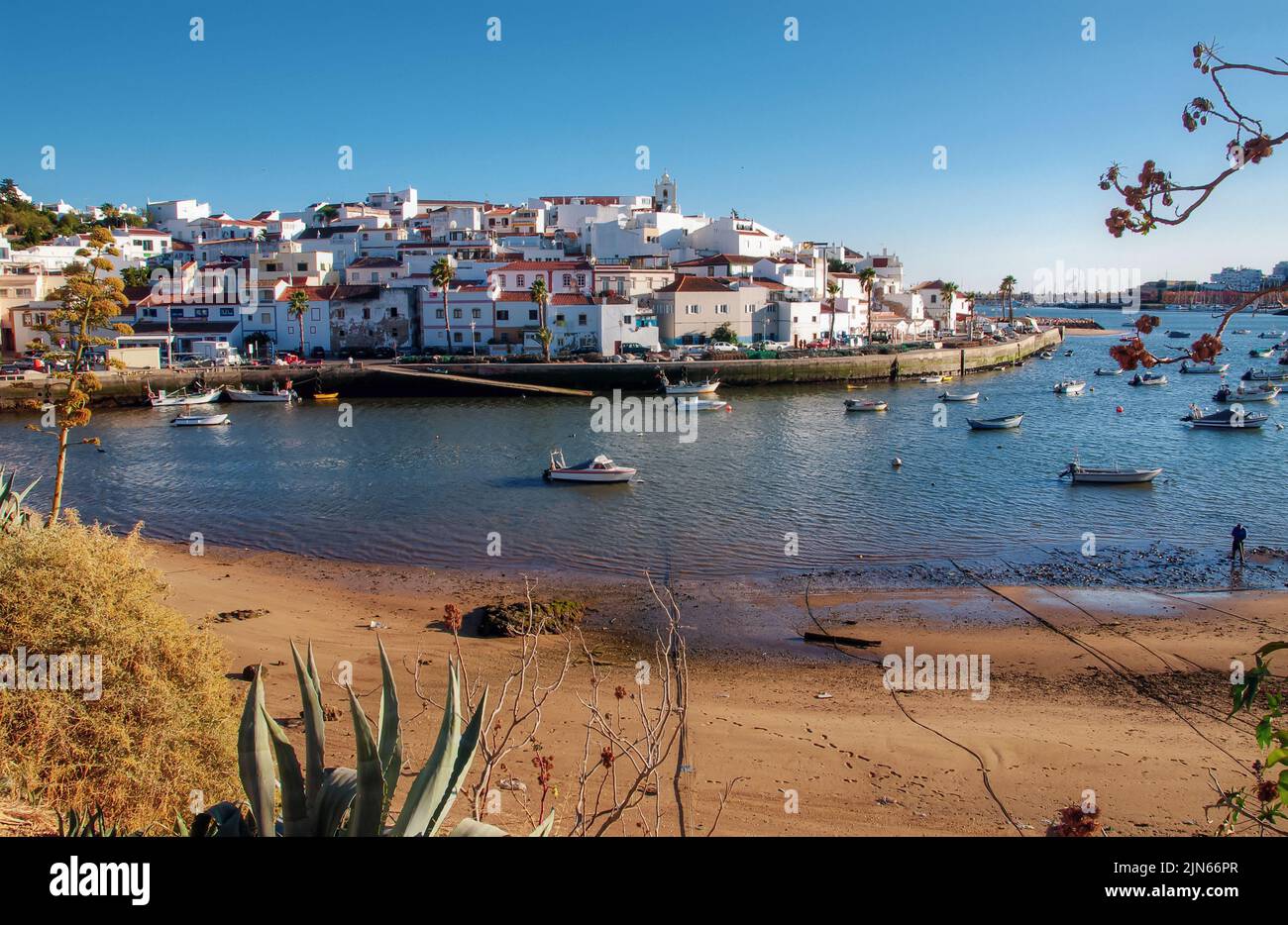 The beautiful village of Ferragudo in Algarve, Portugal Stock Photo - Alamy