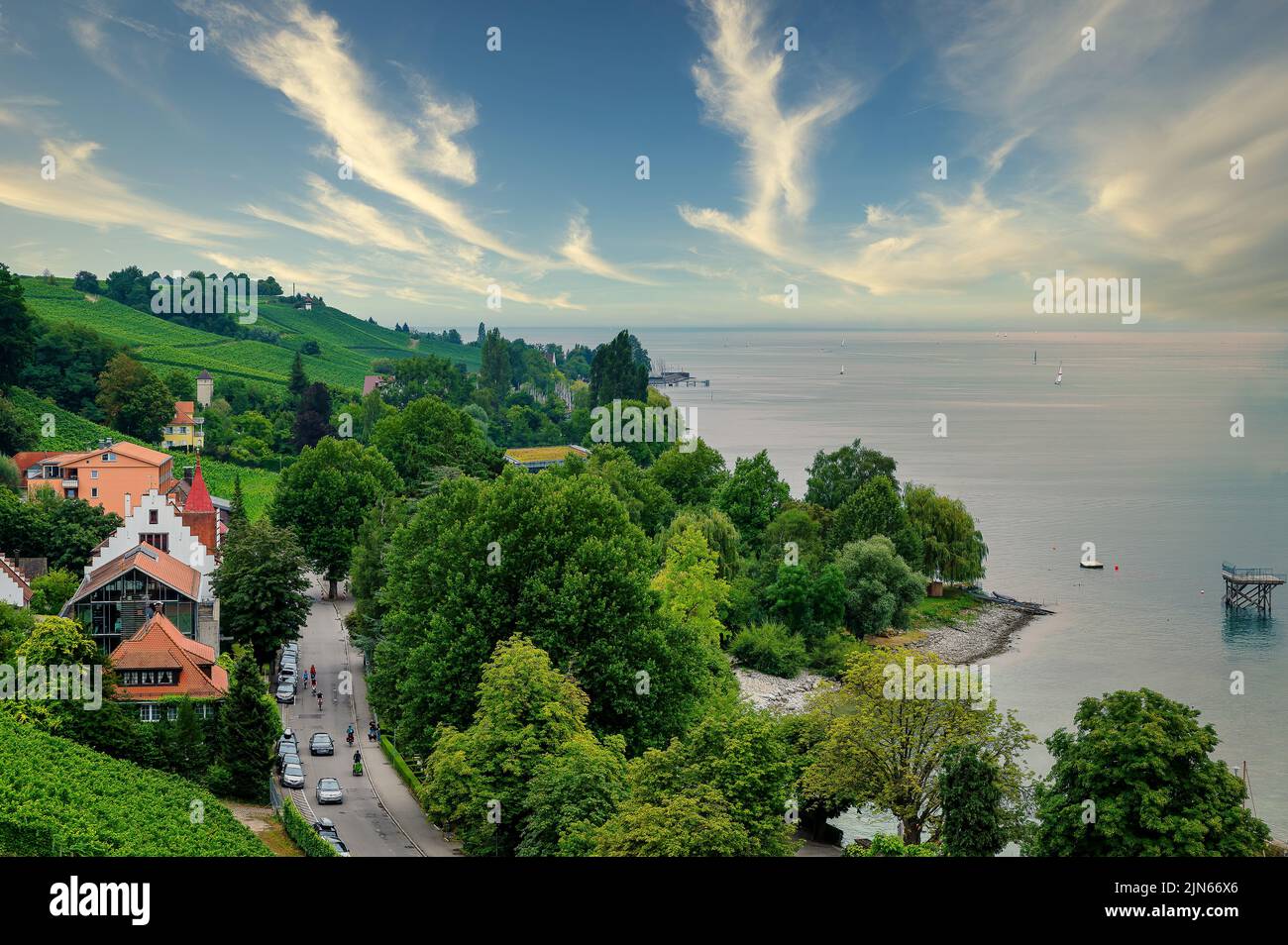 Meersburg am bodensee Stock Photo - Alamy