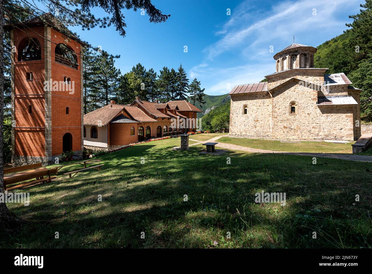 Orthodox Christian Monastery. Serbian Monastery of the Holy Trinity ...
