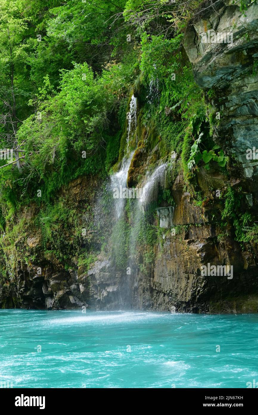 Sulak canyon. One of the deepest canyons in the world and the deepest ...