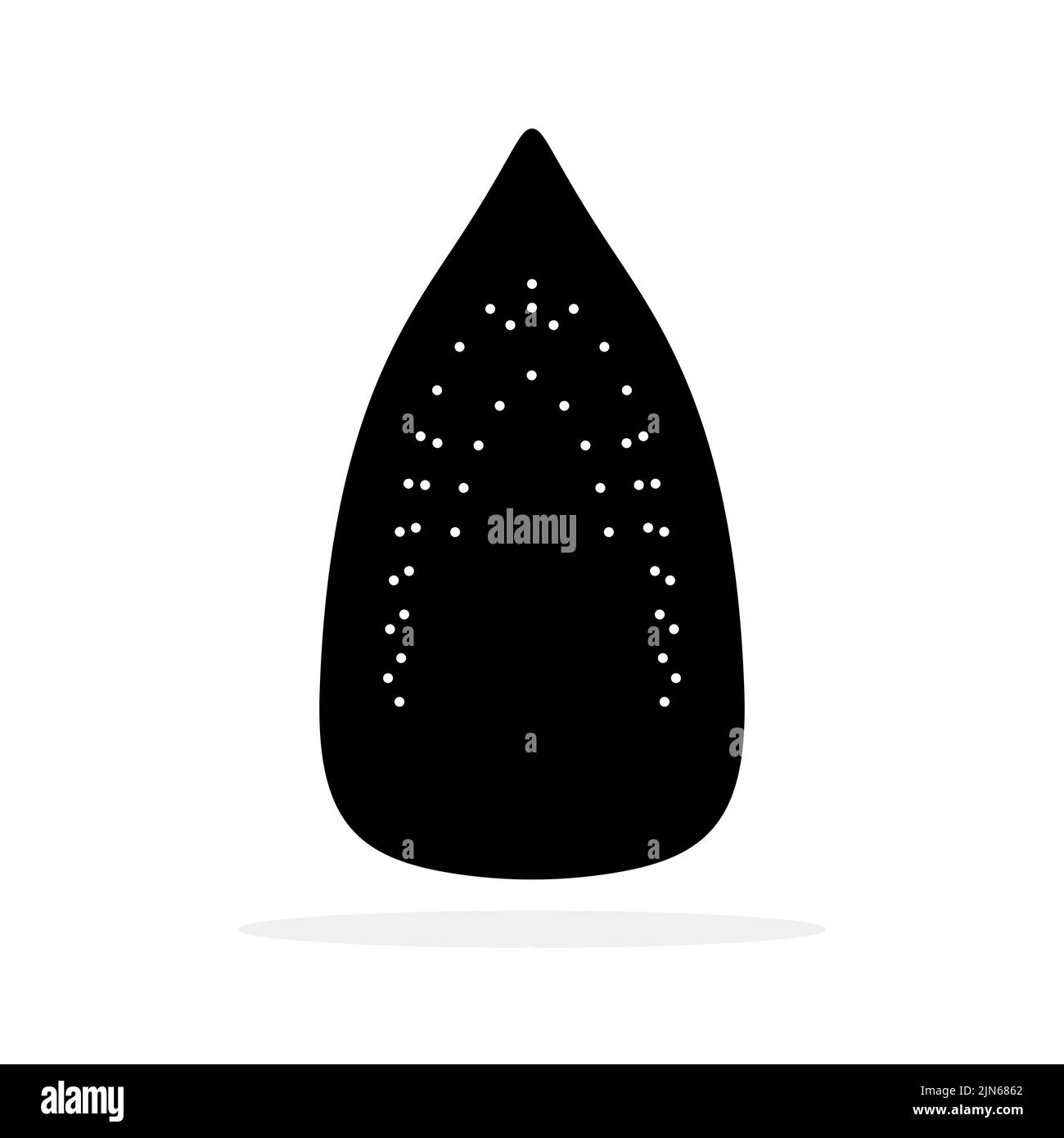 Steam iron sole plate icon. Iron sole plate black icon. Soleplate glide ...