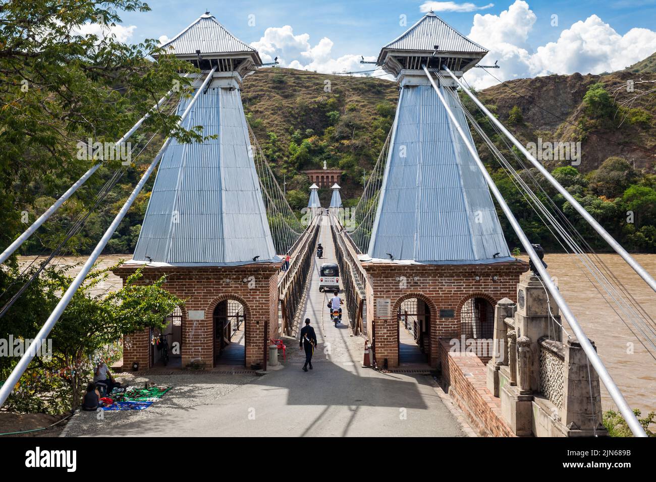 The historical Bridge of the West a a suspension bridge declared ...