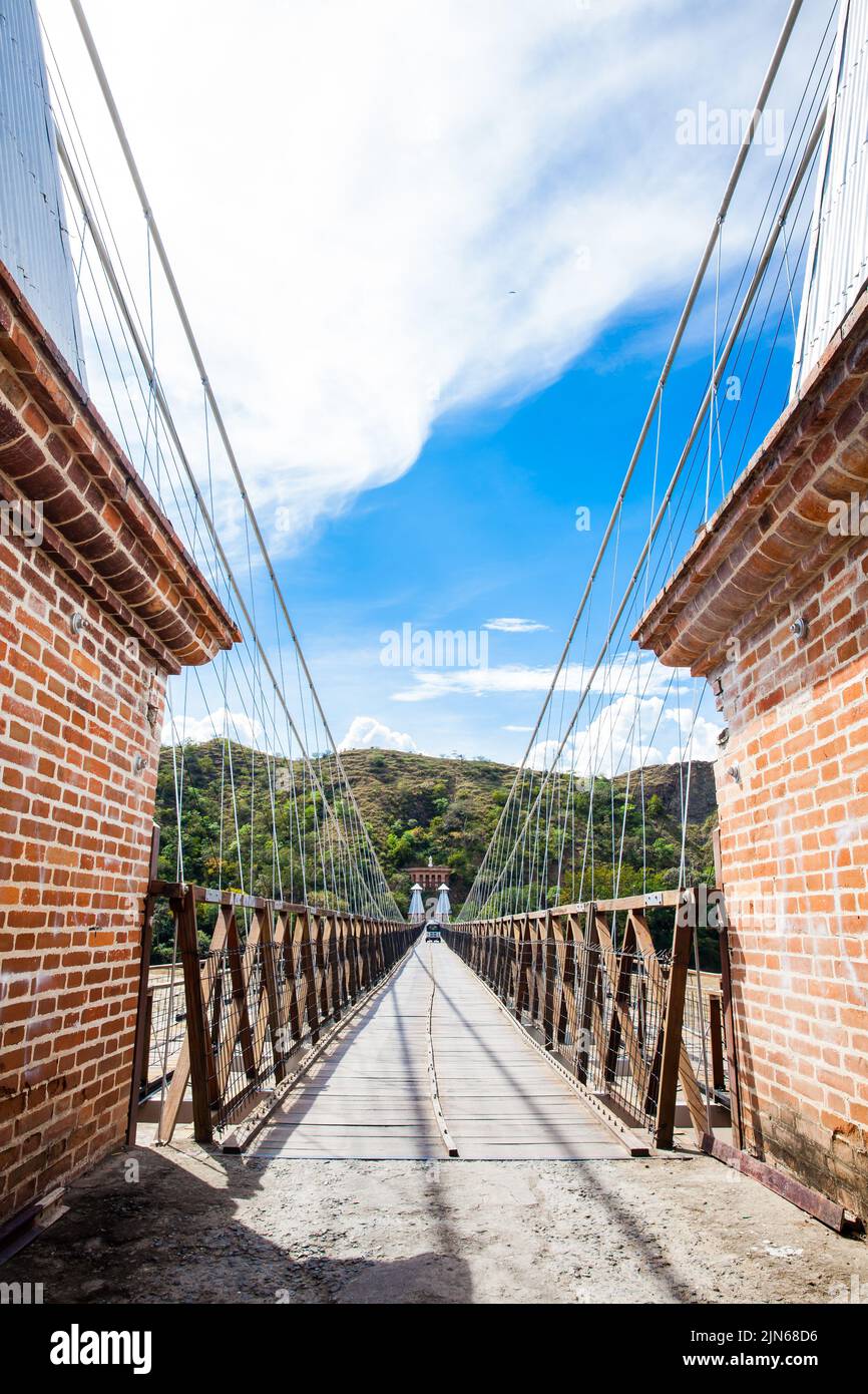 The historical Bridge of the West a a suspension bridge declared ...